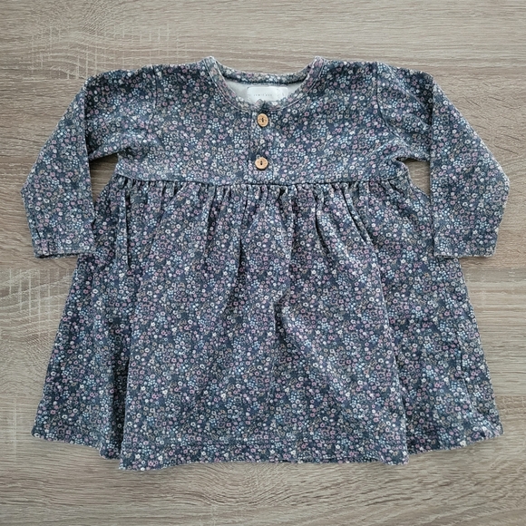 Jamie Kay | Dresses | Jamie Kay Blue Floral Dress With Wooden Buttons ...